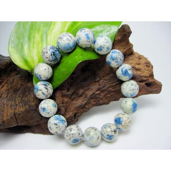 ブレスレット K2ブルー 品質AAA Φ13.2±0.2mm 一点物 : 天然石のお店Sun flower - 通販 - Yahoo!ショッピング