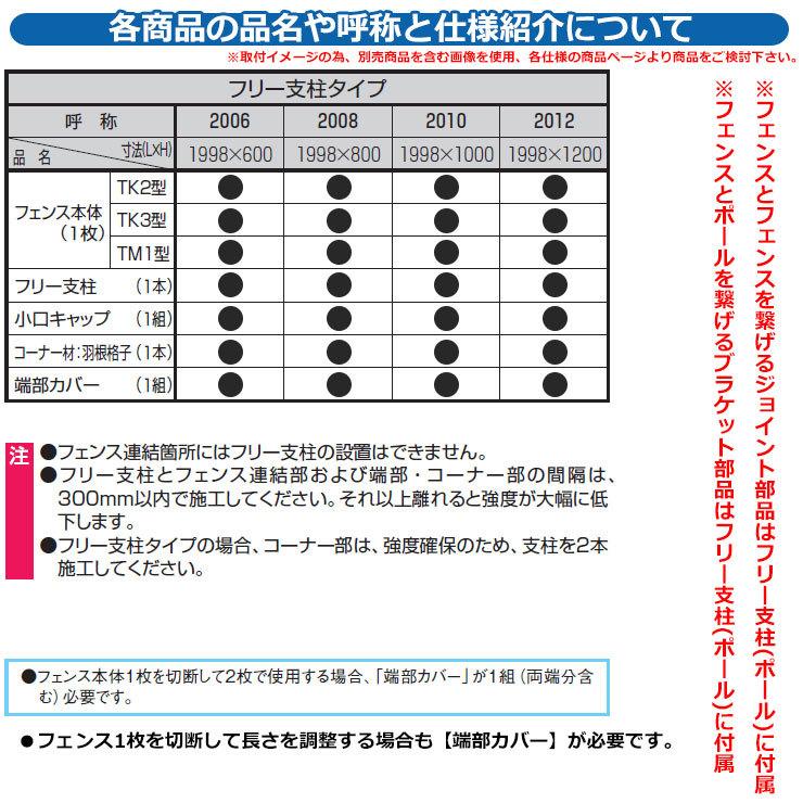 フェンス 目隠し 屋外 形材フェンス レジリア フリー支柱タイプ TK2型(たて太格子) H1200 呼称：2012 フェンス本体(1枚)のみ 三協アルミ 部材別売 : sg128280 ...