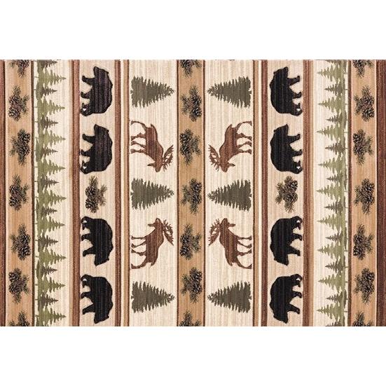 絨毯 トルコ製ラグ カービング入り 野性味あふれる動物 160×230cm : ドアマットや植物の専門店サンゲン - 通販 - Yahoo!ショッピング