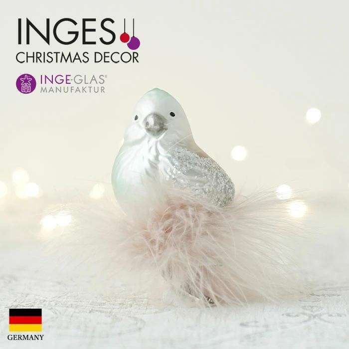 クリスマスツリー 飾り オーナメント ドイツ INGE-GLAS MANUFAKTUR インゲグラス 鳥のオーナメント 7cm 10085S020 : サングッド - 通販 - Yahoo ...