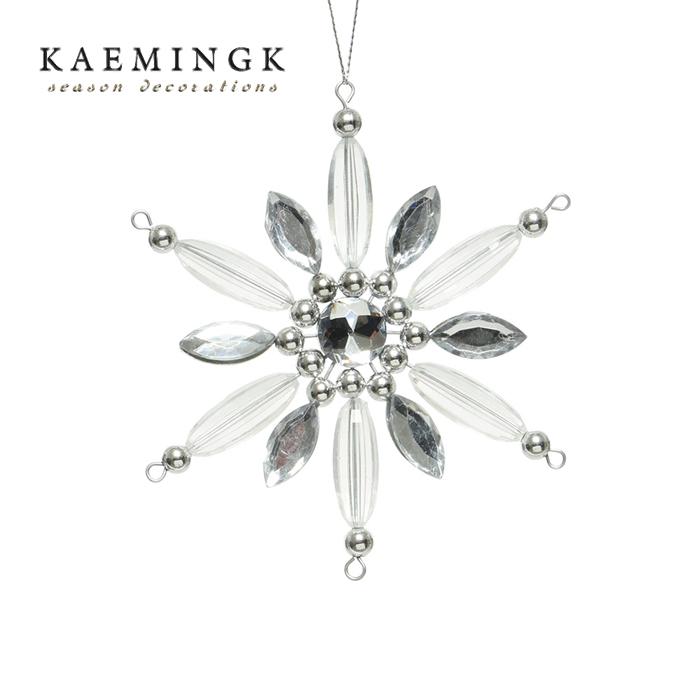 クリスマスツリー 飾り オーナメント KAEMINGK スノーフレークジュエル 雪の結晶 12方向 (2) 1個入 020552 :130029-2:サングッド - 通販 - Yahoo!ショッピング