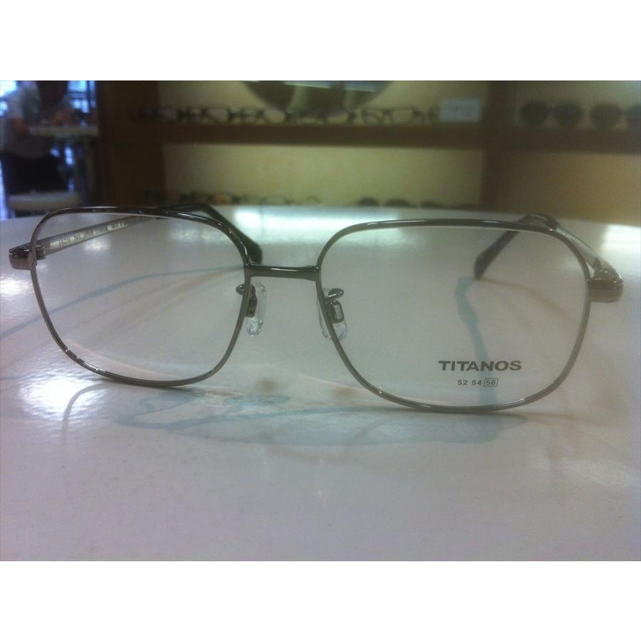 TITANOS（チタノス） メガネフレーム 56サイズ 新品 : サングラッシー - 通販 - Yahoo!ショッピング