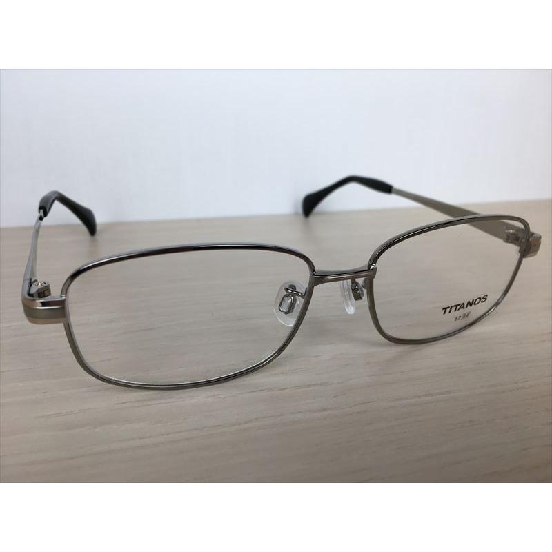 TITANOS（チタノス） メガネフレーム 54サイズ 新品 : t-1327-cb0gp1 : サングラッシー - 通販 - Yahoo!ショッピング