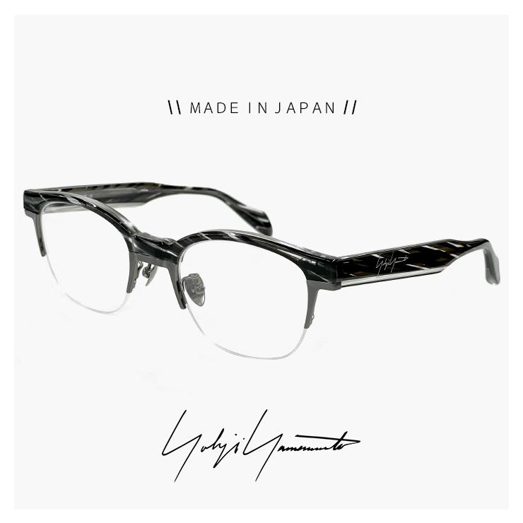 Yohji Yamamoto メンズ ヨウジ ヤマモト メガネ 日本製 19-0079 Yohji Yamamoto メンズ ヨウジ ヤマモト メガネ 日本製 19-0079