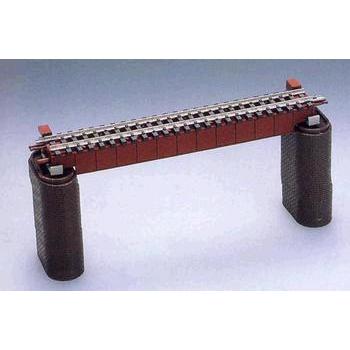 (鉄道模型)TOMIX：3028 デッキガーダー橋（F）赤 レンガ橋脚2本付 : 02-3028 : レールショップ サンライフ - 通販 ...