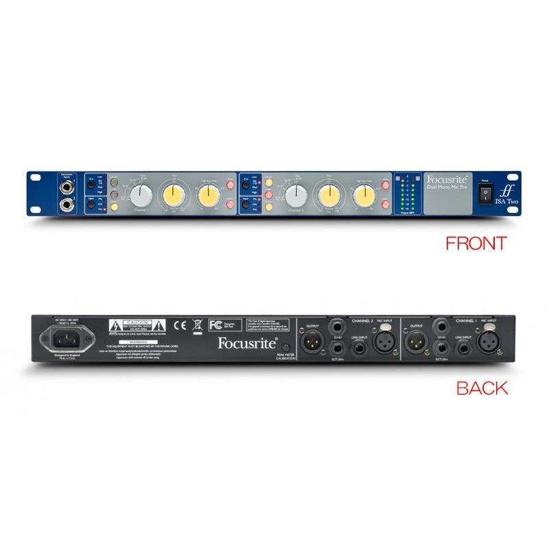 FOCUSRITE ISA TWO 安心の日本正規品！【値上げ前価格/在庫限り】 : サンフォニックスYahoo!店 - 通販 - Yahoo!ショッピング