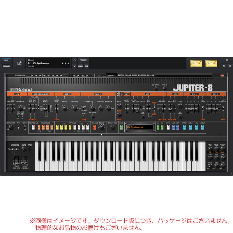 ROLAND JUPITER-8 CLOUD 買い切りライセンス 【最短当日メール納品】 : サンフォニックスYahoo!店 - 通販 - Yahoo!ショッピング