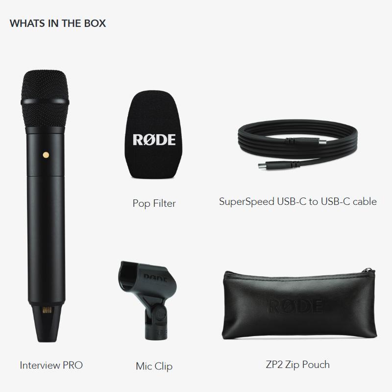 RODE MICROPHONES INTERVIEW PRO インタビュー プロ 安心の日本正規品！ INTERVIEWPRO : サンフォニックスYahoo!店 - 通販 - Yahoo ...