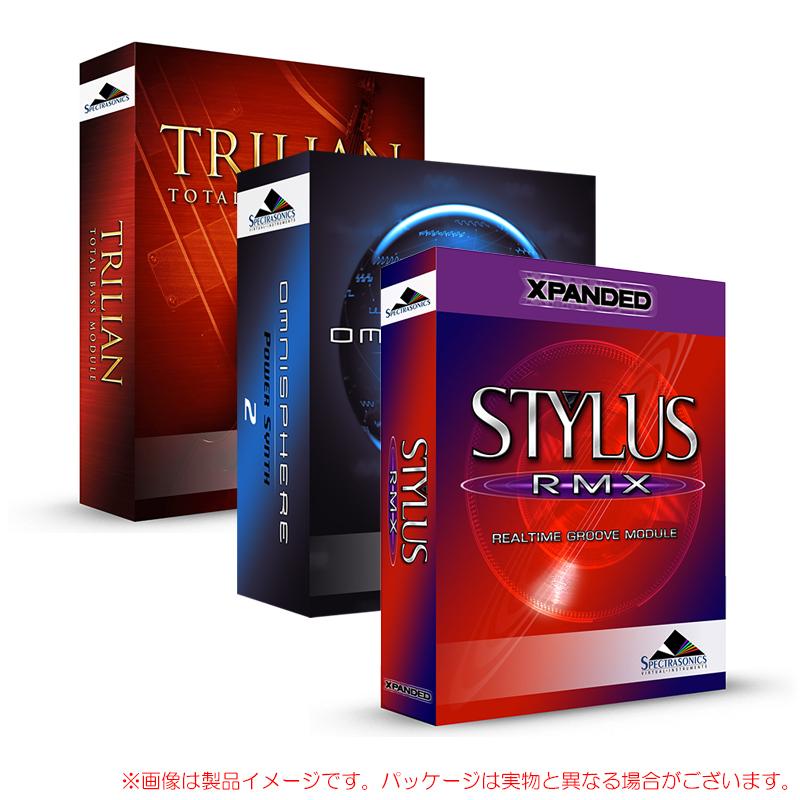 SPECTRASONICS TRILIAN + OMNISPHERE 2 STYLUS RMX XPANDED USB版セット : サン ...