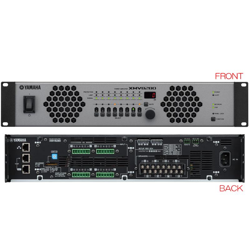 YAMAHA XMV8280ハイ/ロー併用対応パワーアンプ VXC/VXSシリーズ : サンフォニックスYahoo!店 - 通販 ...