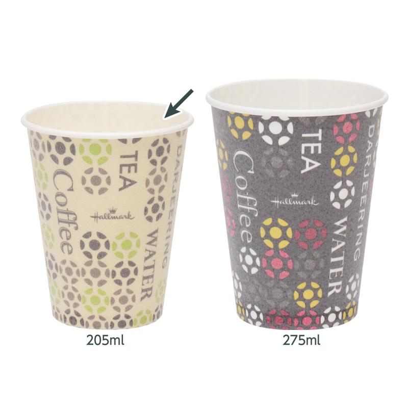サンナップ ストロングカップ HM カフェ 205ml 7オンス 7oz 60個 【 発泡断熱 日本製 紙コップ 耐熱性 ホールマーク 小さ目 おしゃれ Hallmark 】 : サンナップ ...