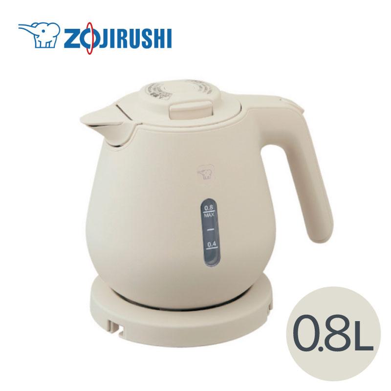 象印 象印マホービン CK-DB08-CA 電気ケトル ベージュ 0.8L 転倒湯もれ防止構造 本体二重構造 自動電源オフ ZOJIRUSHI : SUNNET - 通販 - Yahoo!ショッピング