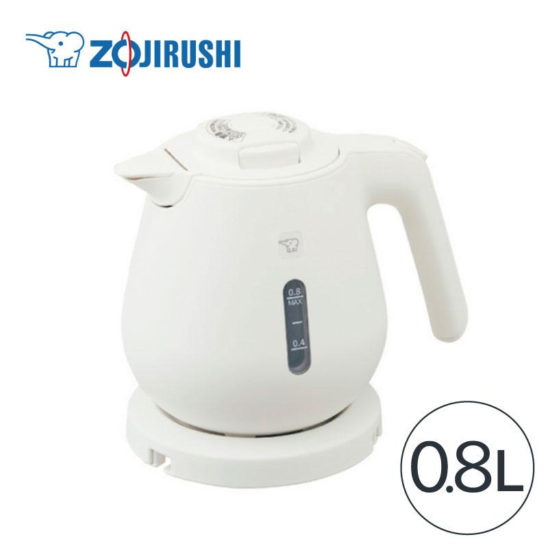 象印 象印マホービン CK-DB08-WA 電気ケトル ホワイト 0.8L 転倒湯もれ防止構造 本体二重構造 自動電源オフ ZOJIRUSHI : SUNNET - 通販 - Yahoo!ショッピング