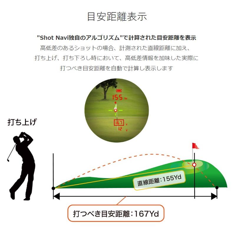 ShotNavi Shot Navi ショットナビ Laser Sniper nano GR ブラック レーザー距離計測器 ゴルフ ゴルフ用品 ...