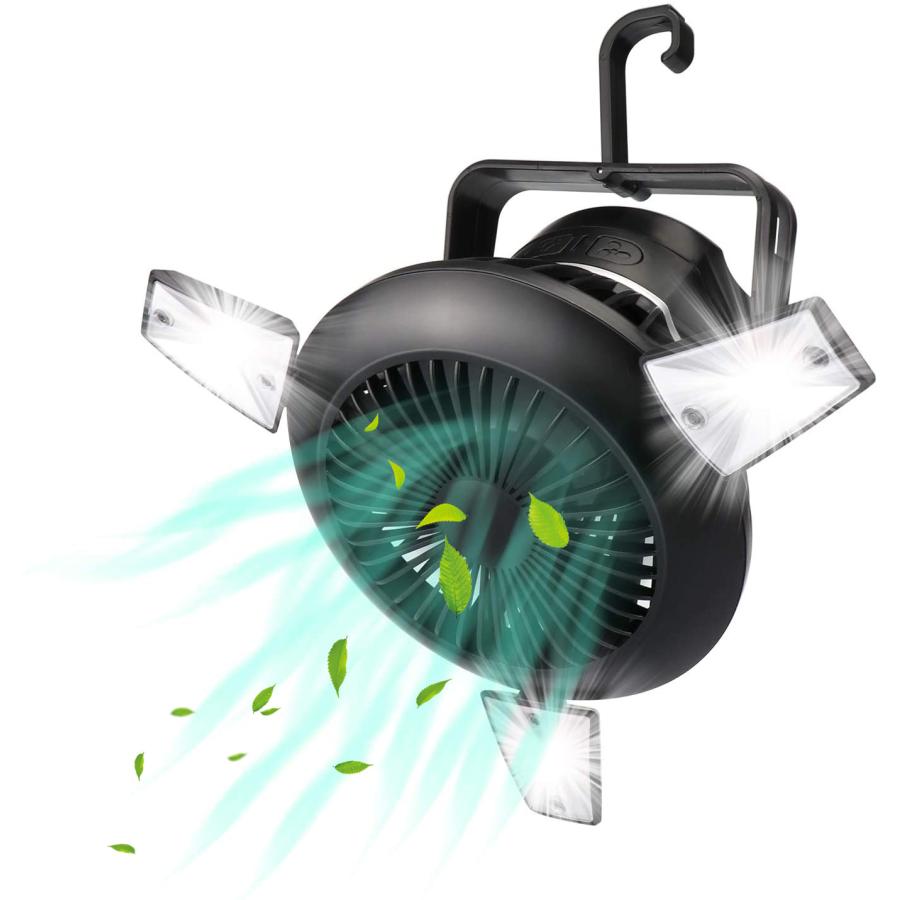 扇風機 LEDライト 3in1 USB ソーラー充電 ファン 吊り下げ ledランタン サーキュレーター キャンプ 防災 車中泊 アウトドア : SunnyBox - 通販 - Yahoo ...