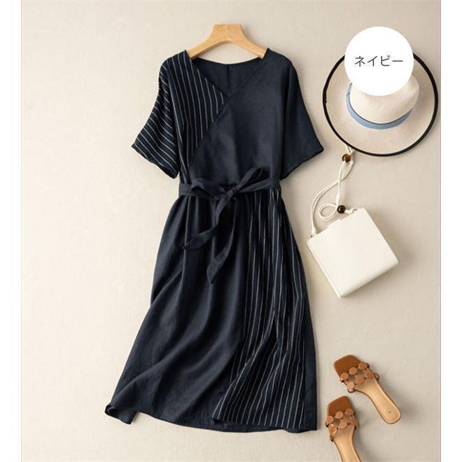 ワンピース レディース 半袖ワンピース ロングワンピース 軽量 通気 薄手 大きいサイズ ゆったり 着痩せ 体型カバー 細身 スリム きれいめ 夏 : SunnyBox - 通販 ...