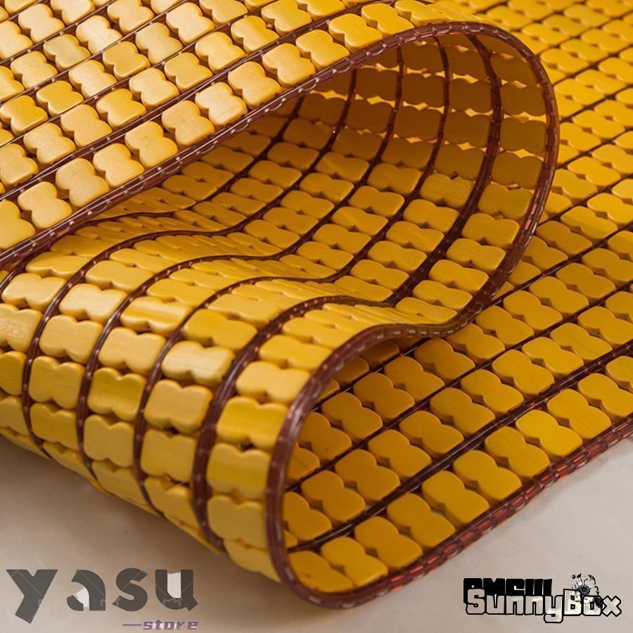 夏用冷却スリーピングパッド竹マット、折りたたみ式麻雀竹製冷感シーツ竹から出来た敷パッド、ソファカバー 涼しい 座ぶとん 涼感シーツ 、暑さ対策、冷却通気性 : SunnyBox - 通販 ...