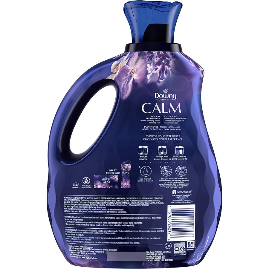 ダウニーインフュージョンCALM ラベンダー＆バニラ 2400ml 柔軟剤 安全 濃縮 液体 本体 カーム ラベンダー バニラ ラベンダーセレニティー 人気 香り : ネイチャーの丘 - 通販 ...