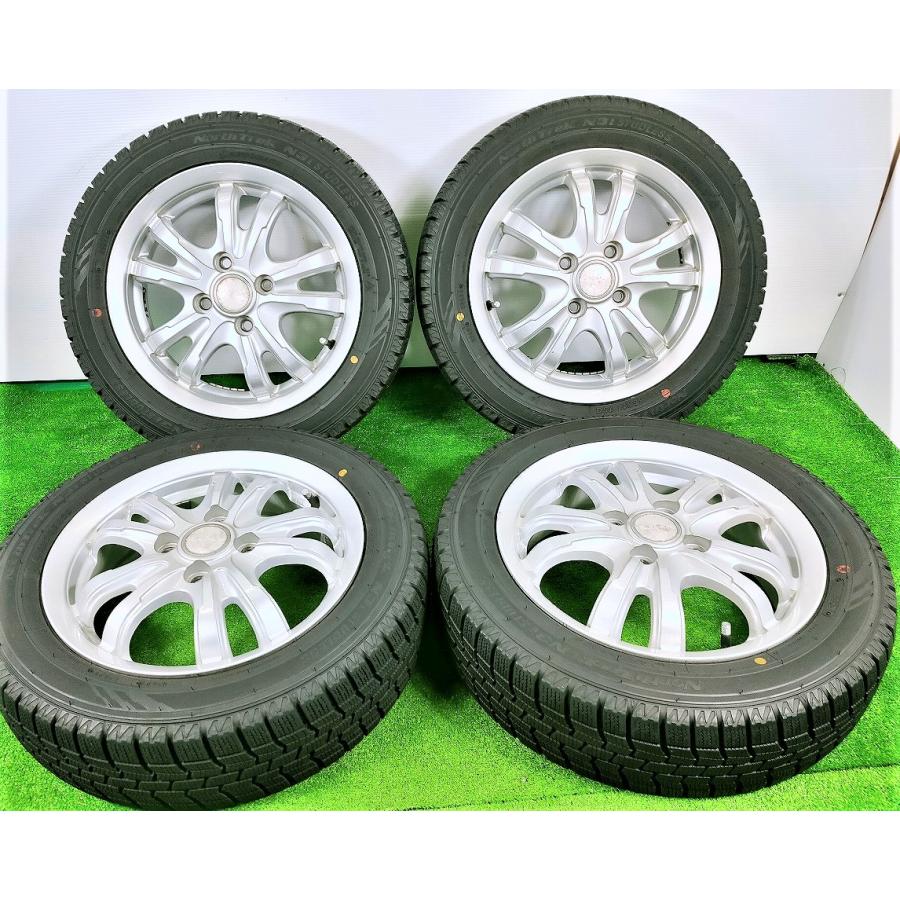 オートバックス 【North Trek N3i】155/65R14 75Q 2021年製 14x4.5J +45 4穴 PCD100 中古 スタッドレス 4本 【宮城発 送料無料】MYG ...