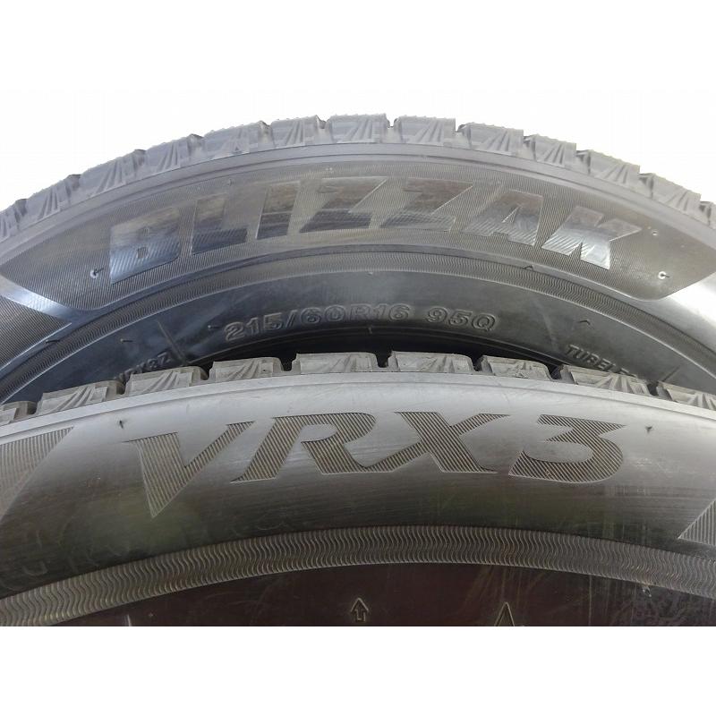 ブリザック VRX3 ブリヂストン BLIZZAK 215/60R16 95Q★6.5分山 2021年 2本 スタッドレス【送料無料】AOM-K0378 青森 : サンパワーWORLD ...