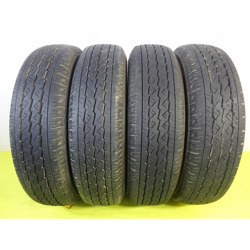 BRIDGESTONE ブリヂストン V600 165R14 LT 6PR ★8.5-8分山 2020-18年製 4本価格 中古 ノーマル【送料無料】AOM-K0586★青森 : サンパワー ...