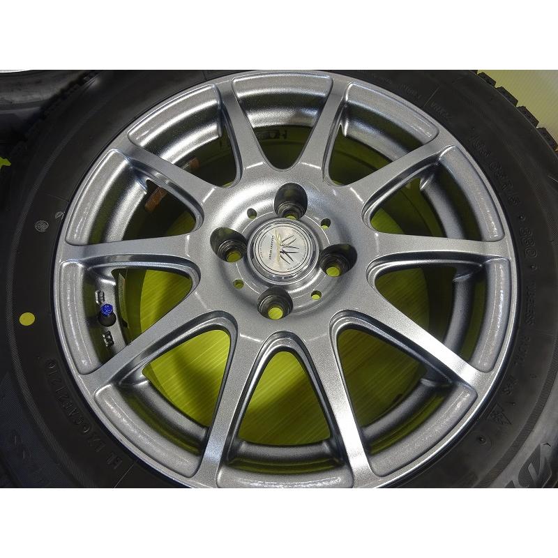 ブリザック VRX2 ブリヂストン/L.S 185/65R15 15x6J +46 4穴 PCD100 中古 ホイールセット 4本 ...