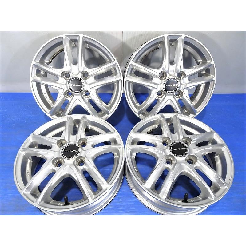 【福島発】13x4.00B +45 4穴 100★BALMINUM★ 中古 アルミホイール 4本【送料無料】FUK-C7781★13インチ : fuk-c7781 : サンパワーWORLD ...