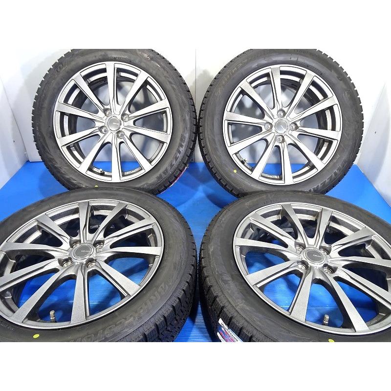 ブリザック VRX2 【福島発】195/60R17 17x6J +40 4穴 100【GRASS】未使用タイヤ付き ホイールセット 4本 ...