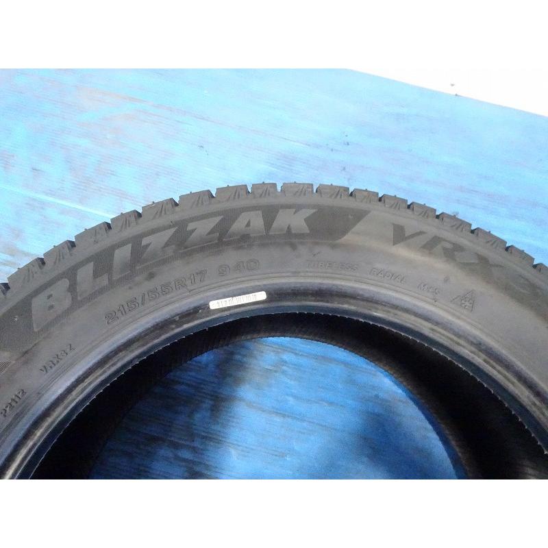 ブリザック VRX3 ブリヂストン BLIZZAK 215/55R17 94Q★8.5分山 2022年 1本 スタッドレス【福島発 送料無料】FUK-D11562★冬 : サンパワーWORLD ...