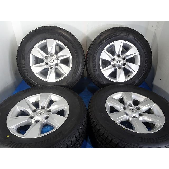 トヨタ 【TOYOTA純正】265/65R17 17x7.5J +25 6穴 139.7 新品タイヤ ホイールセット 4本 スタッドレス【福島発 送料無料】FUK-D11619★夏 : サン ...