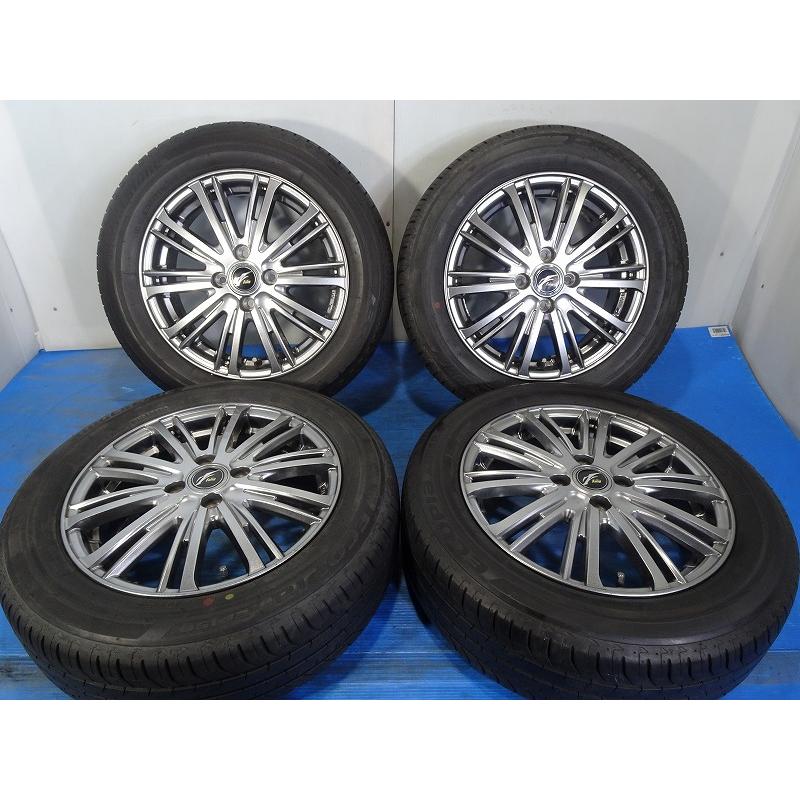 エコピア ★FANG★ 185/60R15 15x5.5J +50 4穴 100 中古タイヤホイールセット 4本 ノーマル【福島発 送料無料】FUK-D13490★夏 : サンパワーWORLD ...