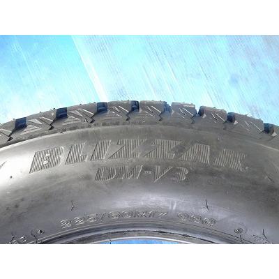 ブリザック DMーV3 ブリヂストン BLIZZAK DM-V3 225/60R17 99Q★9.5分山 2023年製 1本 スタッドレス ...