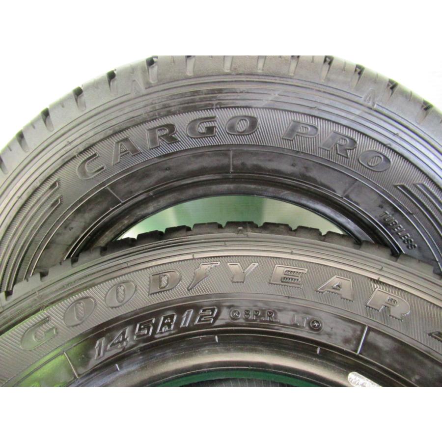 グッドイヤー 【宮城発】145R12 8PR LT★8分山 CARGO PRO 2018-19年製 4本 ノーマル【送料無料】MYG-1342 ...