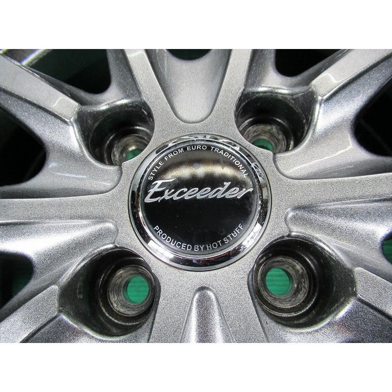 【宮城発】185/60R15 15x5.5J +43 4穴 100★EXCEEDER★中古アルミセット 4本スタッドレス【送料無料】MYG-2882★15インチ : myg-2882 : サン ...