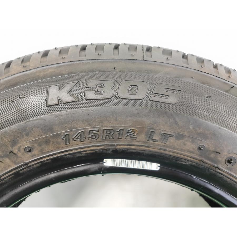 BRIDGESTONE（ブリヂストン） 【宮城発】145R12 LT 8PR★9分山 K305 2021年 2本 中古ノーマル【送料無料 ...