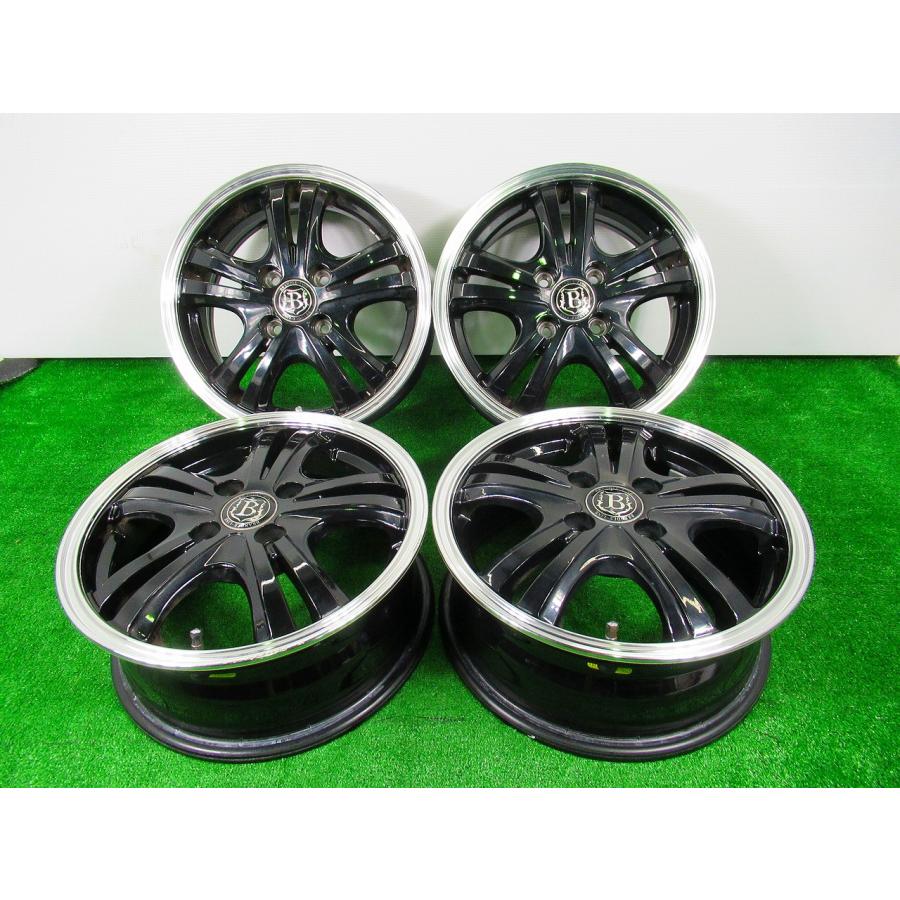 ★BRANDLE LINE★14x5.5J +47 4穴 100 アルミホイール 4本 【宮城発 送料無料】MYG-A8014 : サンパワー ...