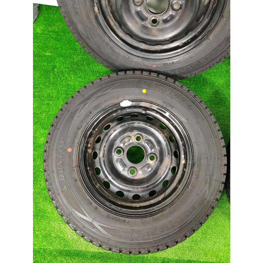 WINTER MAXX ★ダンロップ SV01★ 145R12 6PR LT 2022年製 12x4.00B +45 4穴 100★中古 スタッドレス 4本【宮城発 送料無料】MYG ...