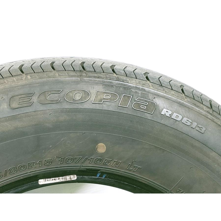 エコピア ブリヂストン ECOPIA RD613 195/80R15 107/105N LT★8分山 2022年製 1本 中古ノーマル【宮城発 ...