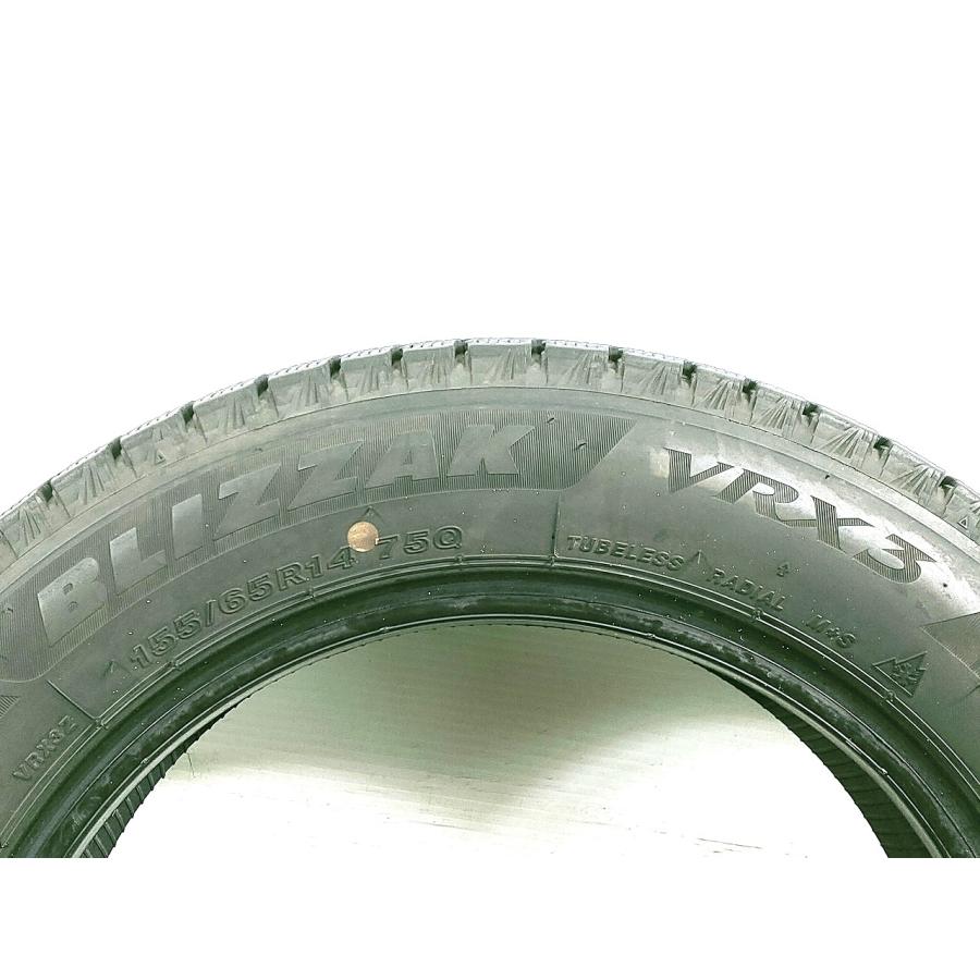 ブリザック VRX3 ブリヂストン BLIZZAK 155/65R14 75Q★8.5分山 2021年製 2本 スタッドレス 【宮城発 送料無料】MYG-B12018 : サンパワーWORLD ...