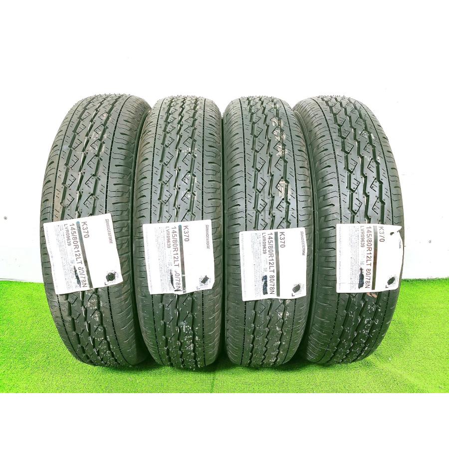 BRIDGESTONE ★ブリヂストン K370★ 145/80R12 80/78 N LT ★新品★2024年式 4本 ノーマル【宮城発 送料無料】MYG-B15343 : サンパワー ...