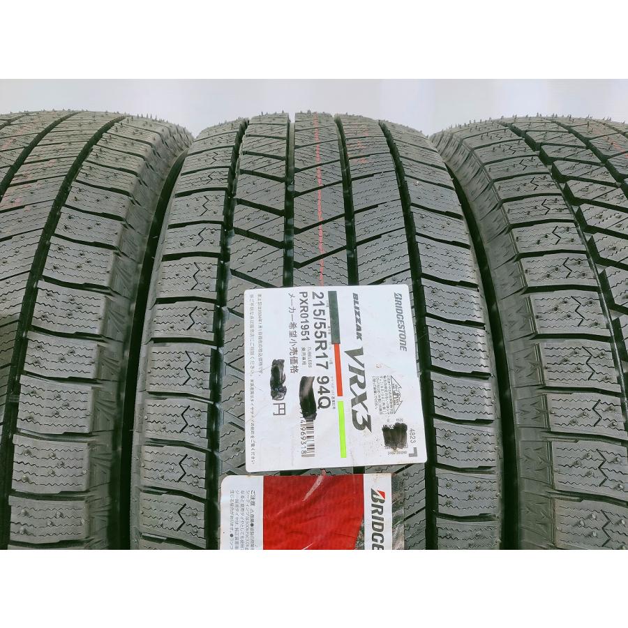 ブリザック VRX3 ★ブリヂストン BLIZZAK VRX3★ 215/55R17 94Q★新品・正規品 2023年製 4本価格 スタッドレス【宮城発 送料無料】MYG-B15622 ...