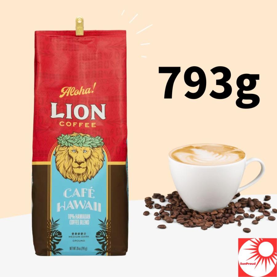 LION COFFEE 【 コストコ限定 中深煎のノンフレーバー 】ライオンコーヒーカフェハワイ 793g（粉） : sunproudヤフー店 - 通販 - Yahoo!ショッピング