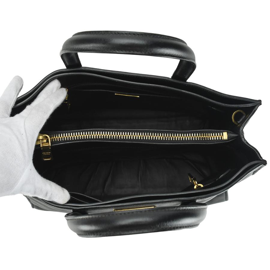 PRADA プラダ 2way トートバッグ ハンドバッグ BN2606 レザー ブラック 黒 ゴールド金具 ショルダーバッグ : ブランドリユース SUNREV - 通販 - Yahoo!ショッピング