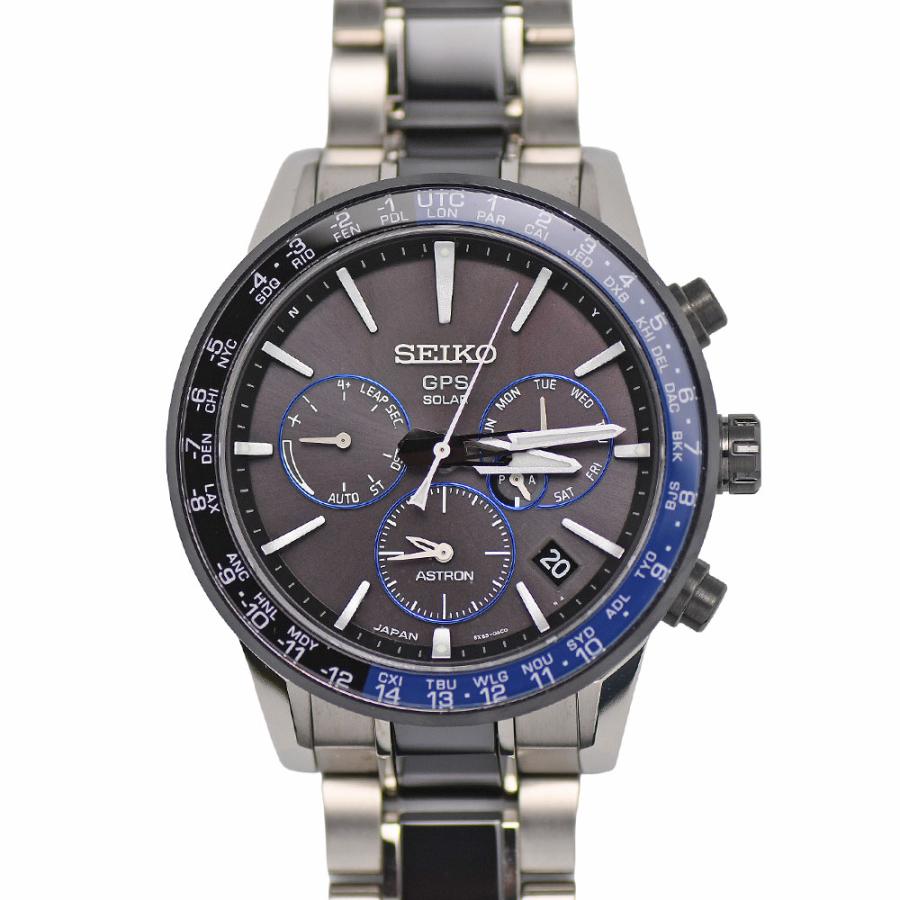 SEIKO（セイコー） ASTRON アストロン 5Xシリーズ デュアルタイム メンズ ソーラーGPS衛星電波修正 チタンモデル ...