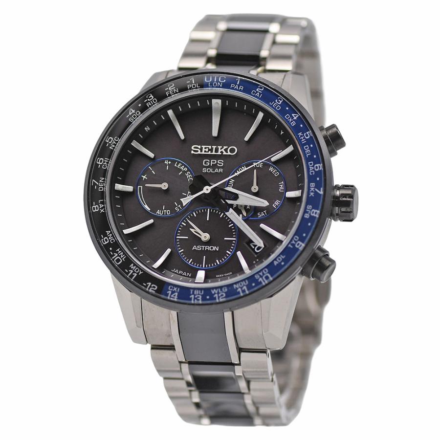 SEIKO（セイコー） ASTRON アストロン 5Xシリーズ デュアルタイム メンズ ソーラーGPS衛星電波修正 チタンモデル ...