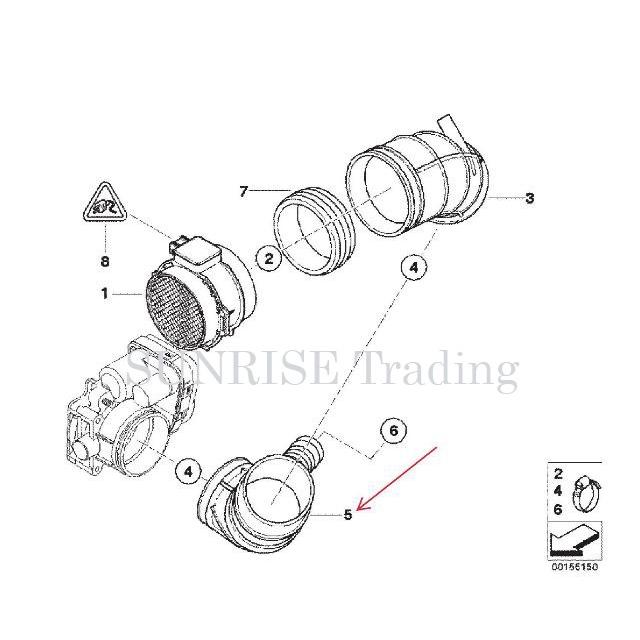 BMW E85Z4 インテークダクト 純正 : サンライズトレーディング - 通販 - Yahoo!ショッピング