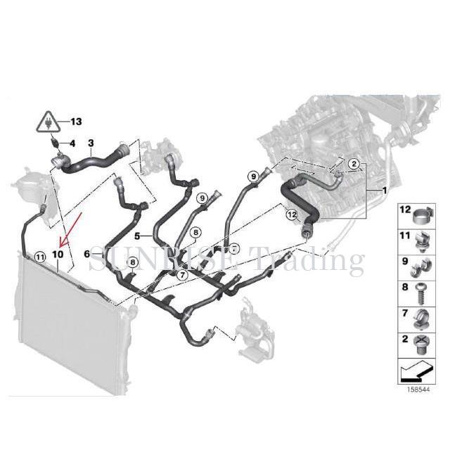 BMW E87/E90 ベントライン ラジエータートップ 純正 : サンライズトレーディング - 通販 - Yahoo!ショッピング