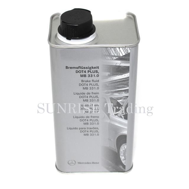 Mercedes-Benz ブレーキフルード MB 1L ※A000989560509に品番変更 純正 : サンライズトレーディング - 通販 ...