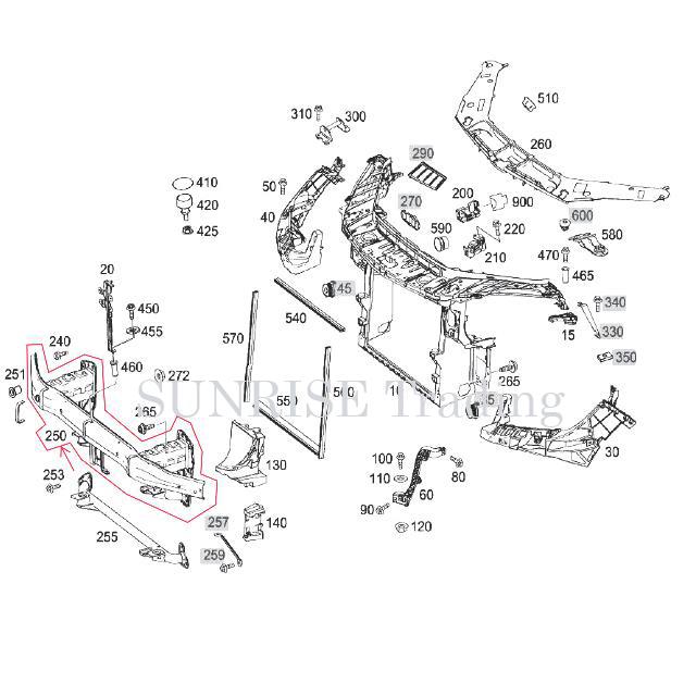 メルセデスベンツ W166 Fクロスメンバー 純正 : サンライズトレーディング - 通販 - Yahoo!ショッピング