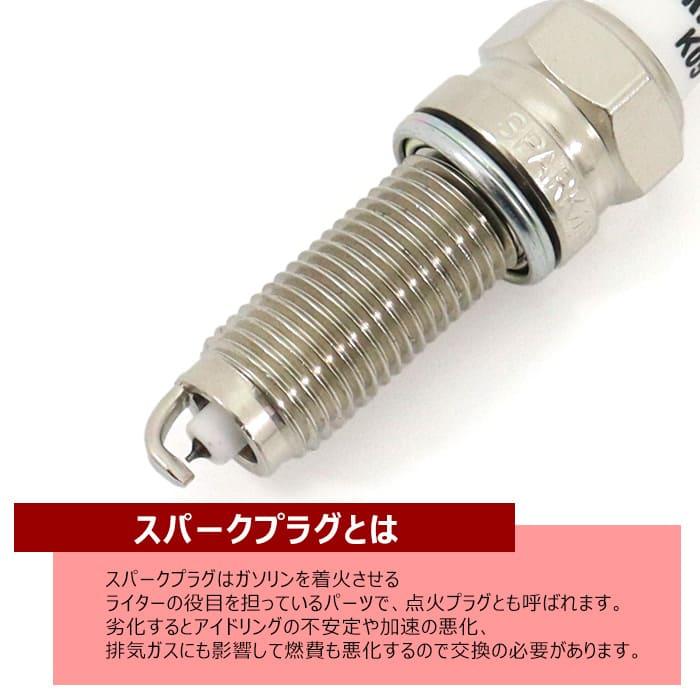ダイハツ タフト LA900S LA910S イリジウム スパークプラグ 90048-51214 90048-51218 互換品 6ヵ月保証 ...